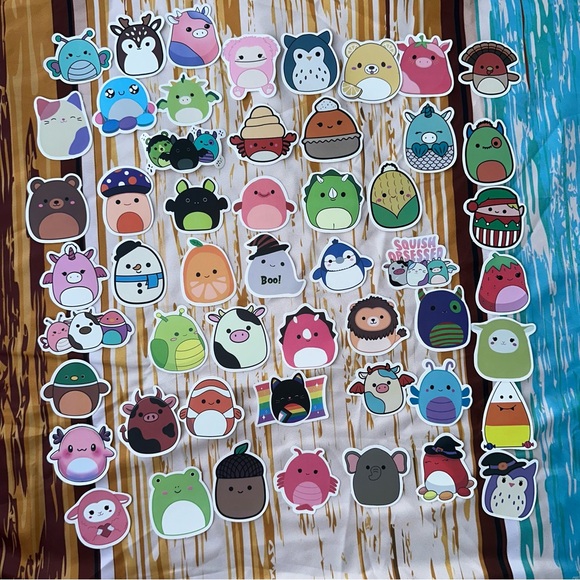 Squishmallows | Design | Squishmallow Sticker Lot New | Poshmark